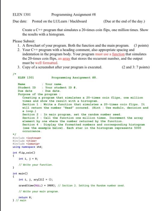 Please write the flow chart and code for the | Chegg.com