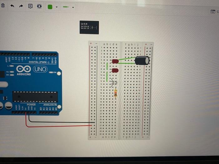 Solved KC LU-5-6 1A/WAC AREE DIGITAL (PWM) TX-1 Rx 0 O UNO | Chegg.com