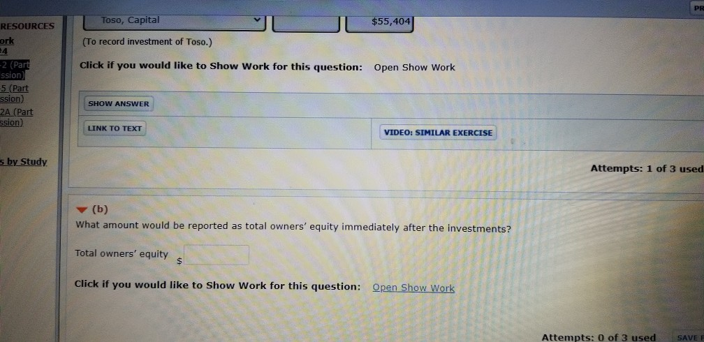 Solved PRINTER VERSION BACK NEXT ES Exercise 12-2 (Part | Chegg.com