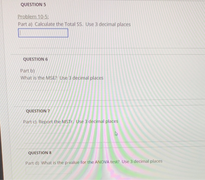 Solved 5. Consider the following summary data on the modulus | Chegg.com