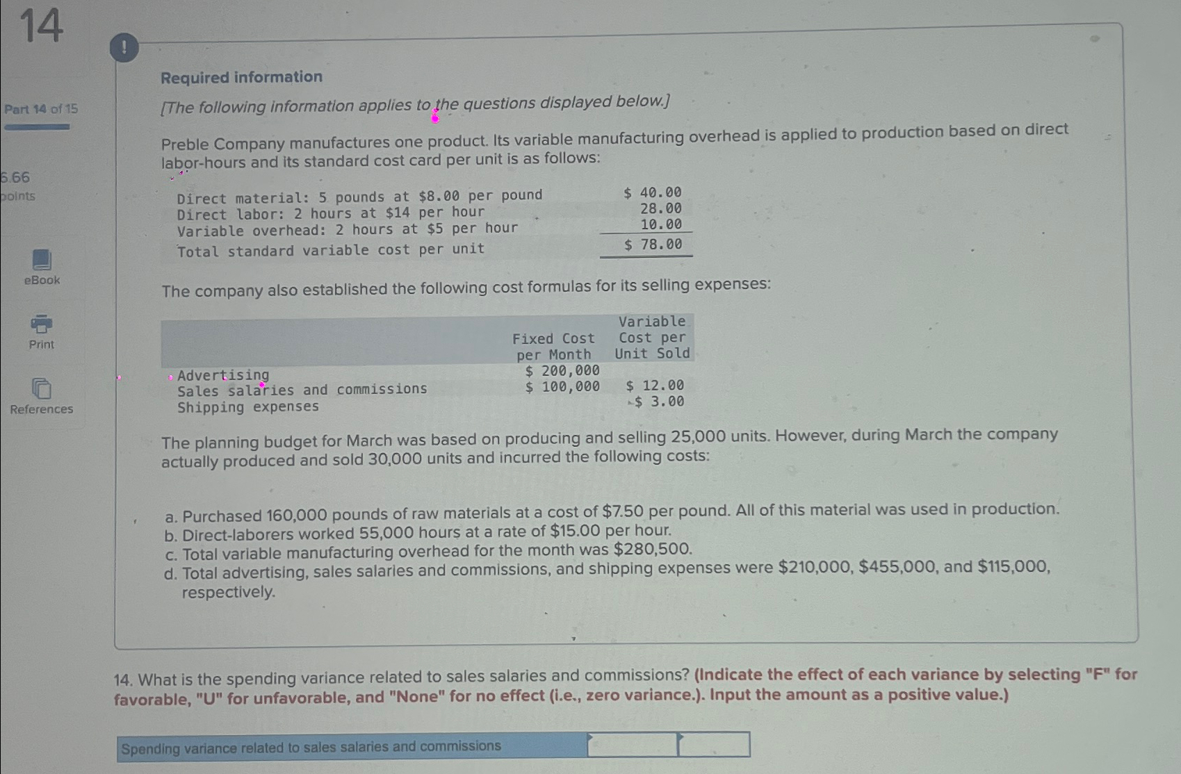 Solved 14Required informationPart 14 of 15[The following | Chegg.com Solved 14Required informationPart 14 of 15[The following | Chegg.com