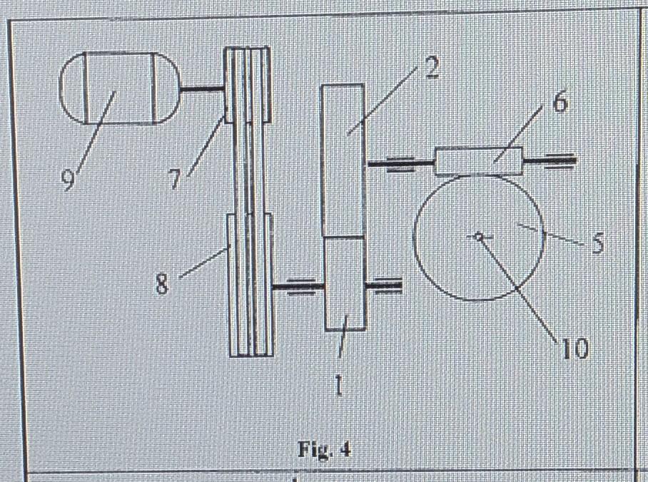 Solved Fig. 4Problem 3. Transmission of rotational motion A | Chegg.com