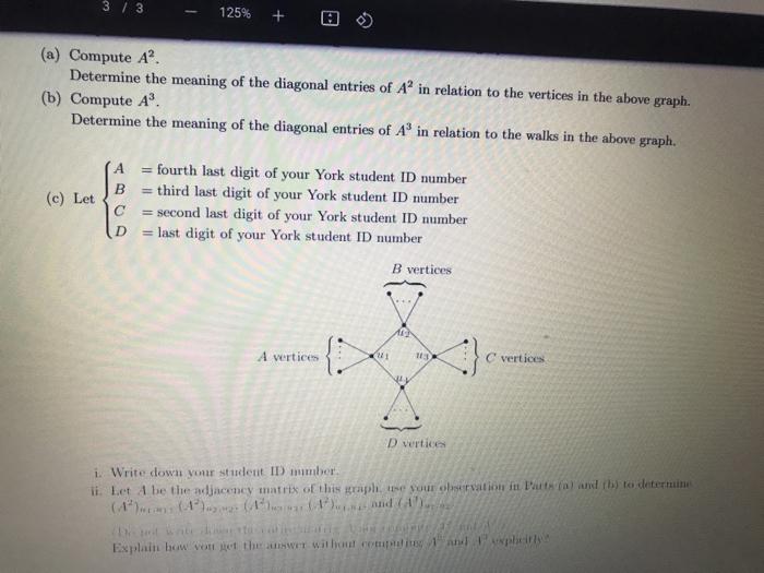 Solved 5. A graph consists of vertices and edges that join | Chegg.com