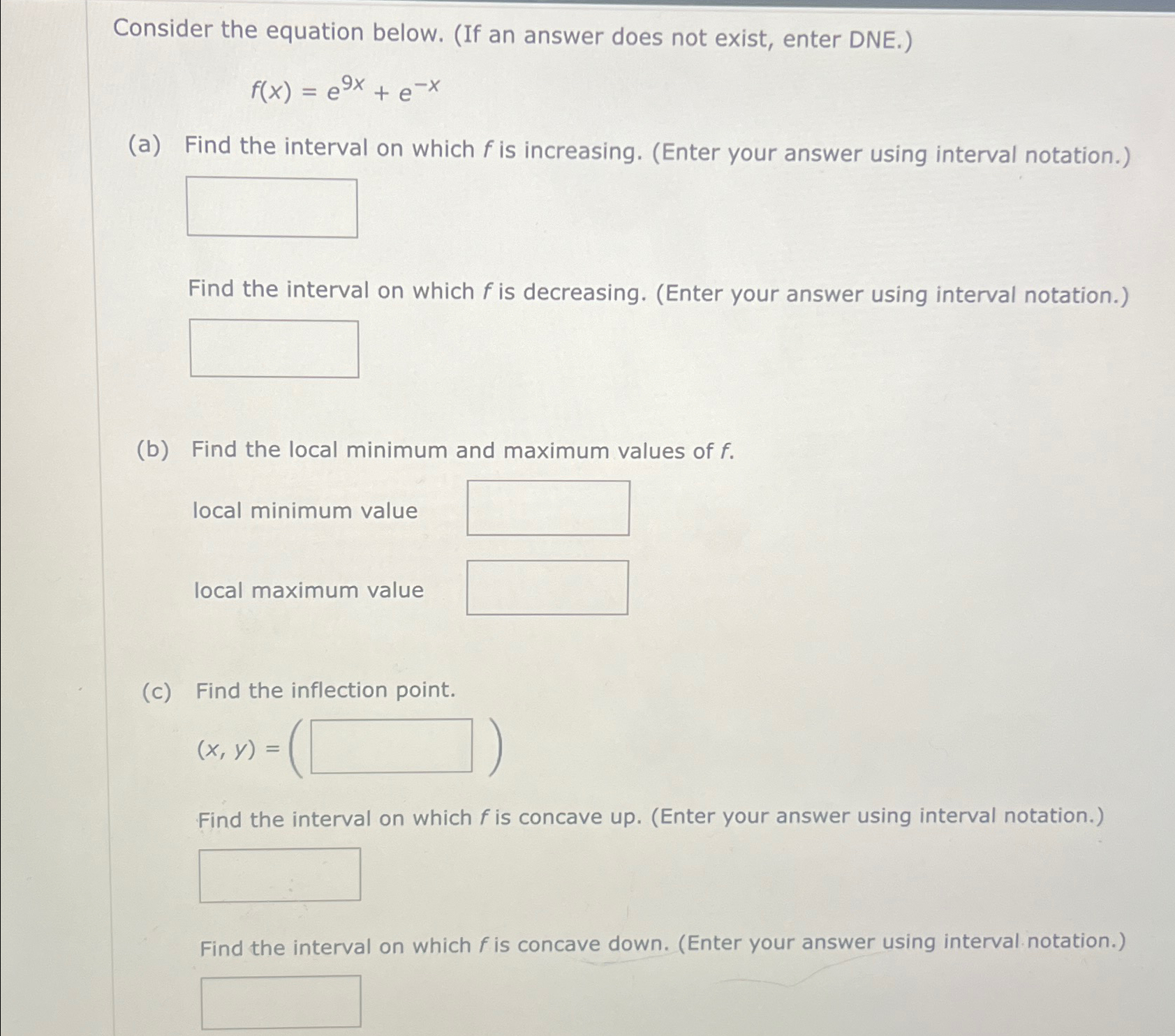Solved Consider the equation below. (If an answer does not | Chegg.com