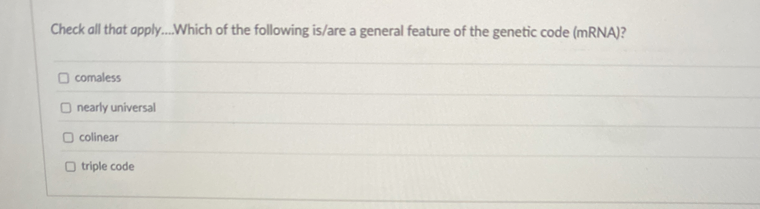 Solved Check all that apply ...Which of the following is/are | Chegg.com