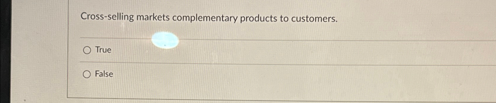 Solved Cross-selling markets complementary products to | Chegg.com