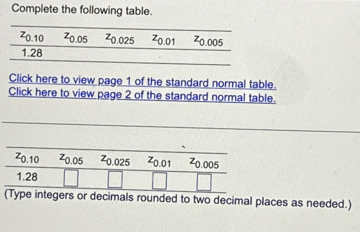 Solved Complete the following | Chegg.com
