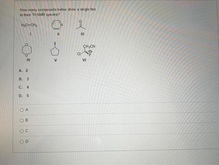 Solved Which structure is consistent with this 1H NMR | Chegg.com