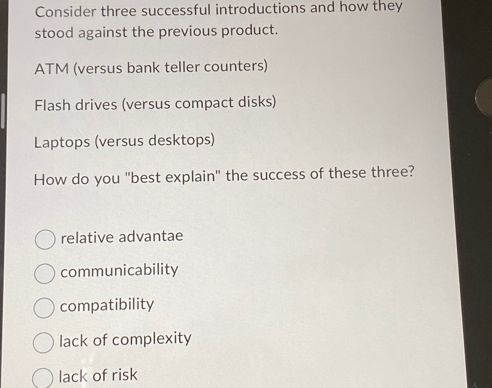 Solved Consider three successful introductions and how they | Chegg.com