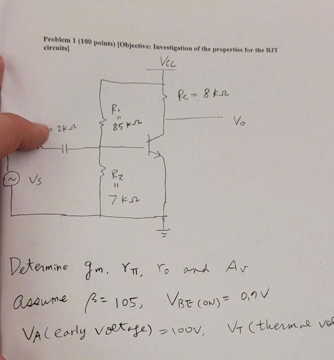 Solved Problem 1 (100 points) [Objective: Investigation of | Chegg.com