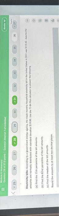 Solved Module 6 Homework Question 29 of 37 (1 point) | | Chegg.com