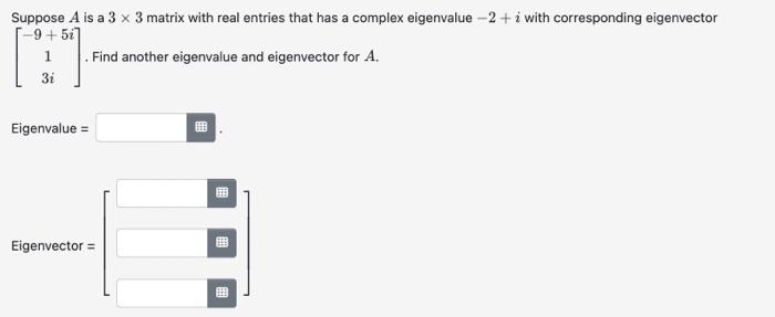 Solved Suppose A is a 3×3 matrix with real entries that has | Chegg.com