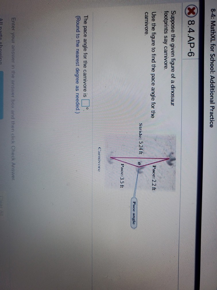 Solved 8-4: MathXL for School: Additional Practice 8.4.AP-6 | Chegg.com