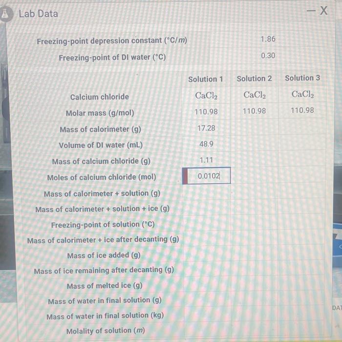 Solved can not figure out how to solve for moles of calcium | Chegg.com