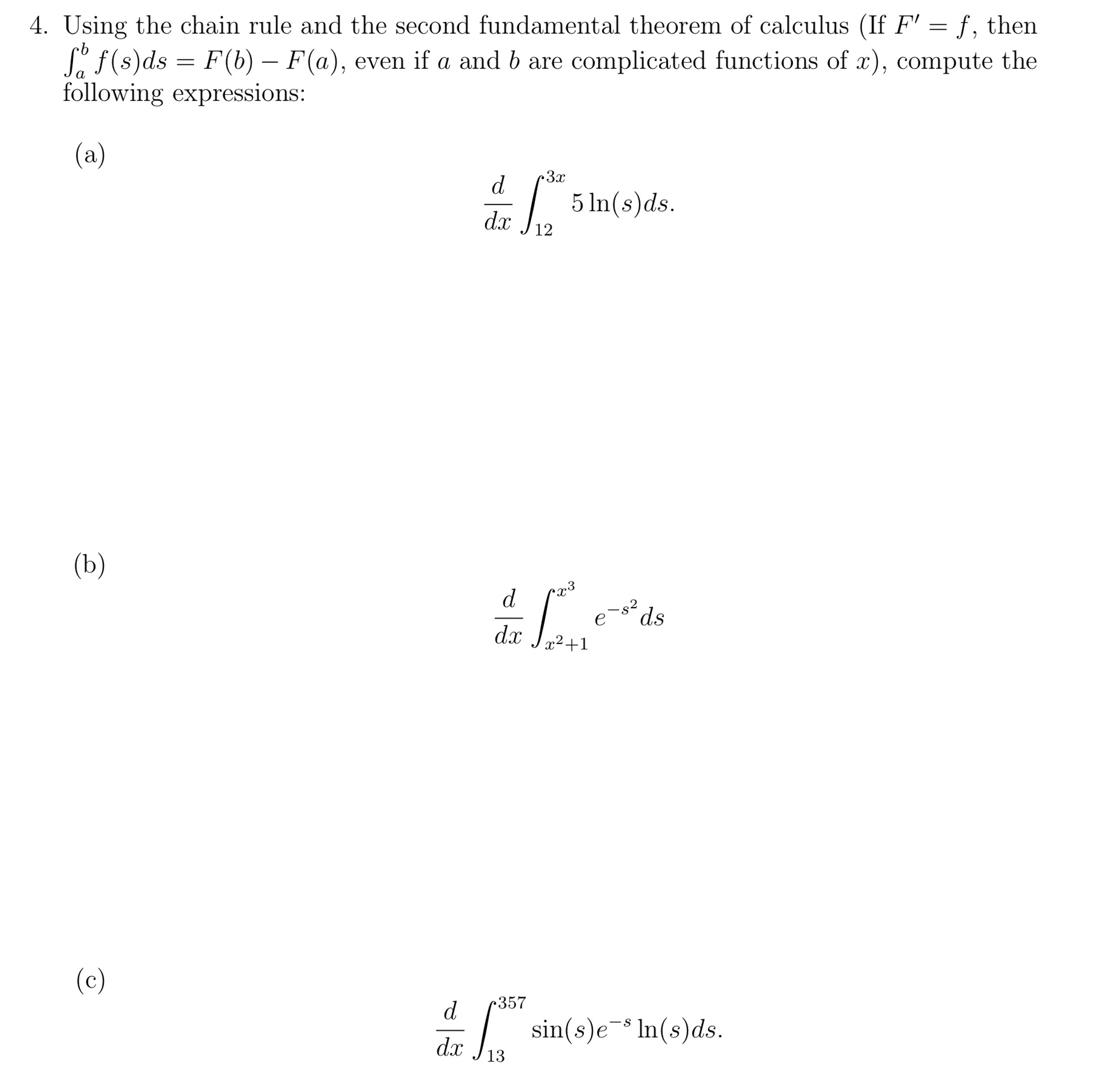 Solved Using the chain rule and the second fundamental | Chegg.com