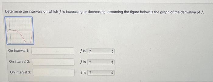Solved Determine the intervals on which f is increasing or | Chegg.com