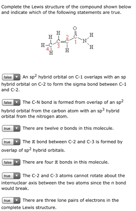 Solved Complete the Lewis structure of the compound shown | Chegg.com
