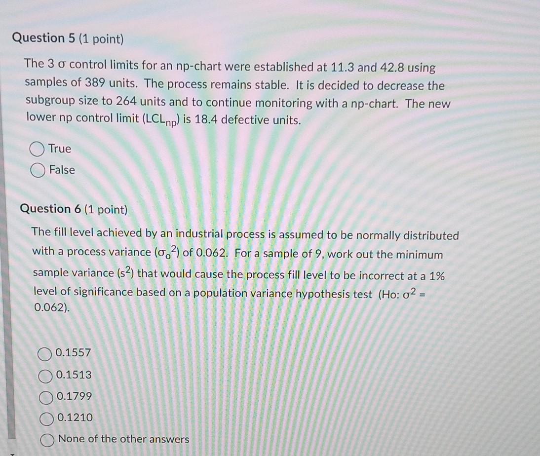 Solved The 3σ control limits for an np-chart were | Chegg.com