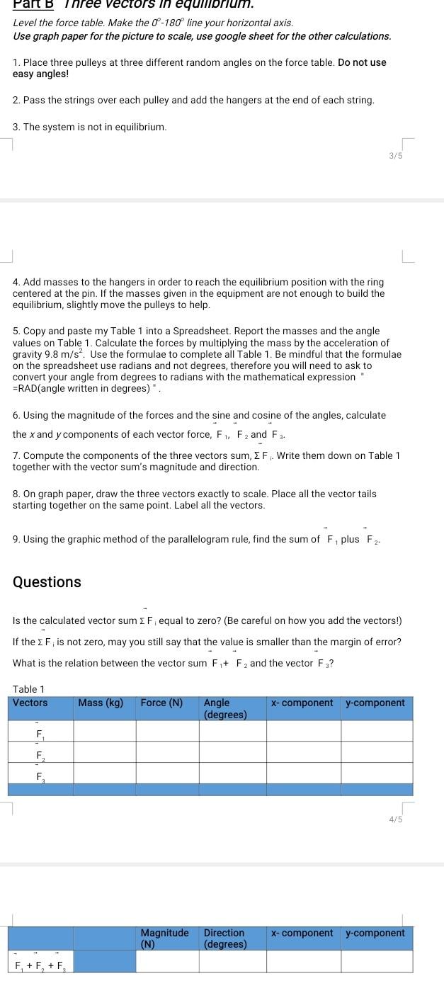 Solved Lab goals To understand vectors and vector | Chegg.com