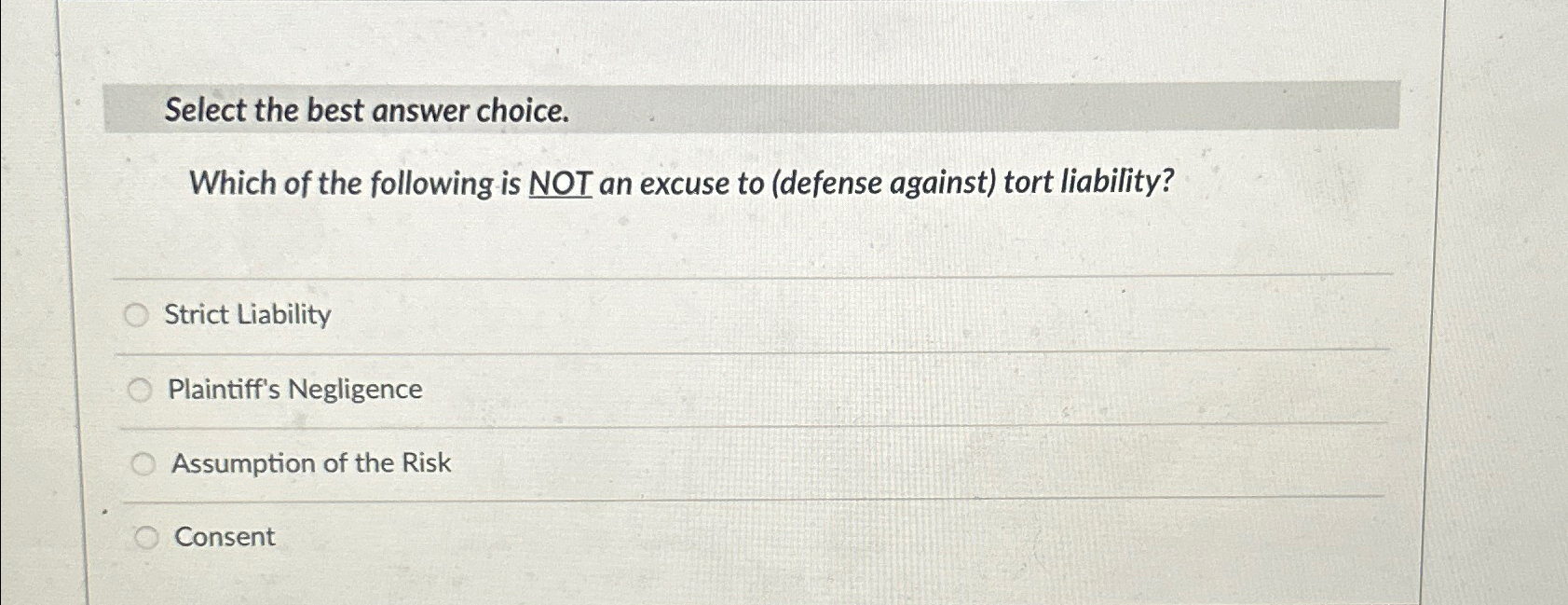 Solved Select the best answer choice.Which of the following | Chegg.com