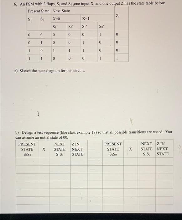 Solved Analyze The Circuit Below It Has A Single Input X 