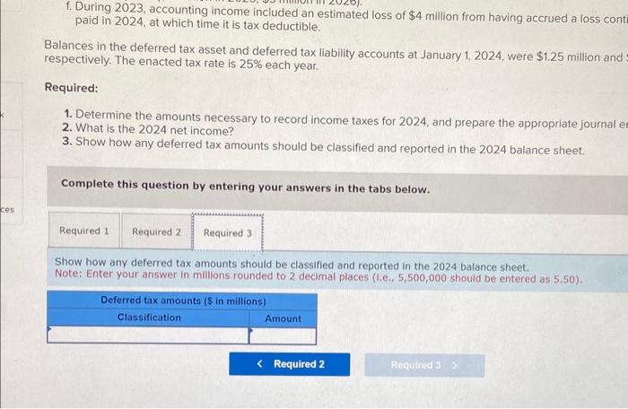 Solved Determine the amounts necessary to record income | Chegg.com