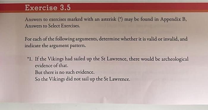 Exercise 3.5 Answers to exercises marked with an | Chegg.com