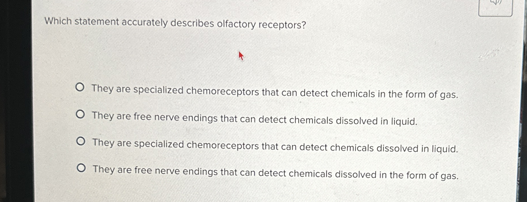 Solved Which statement accurately describes olfactory | Chegg.com
