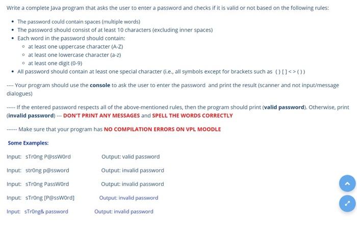 Solved Write a complete java program that asks the user to | Chegg.com