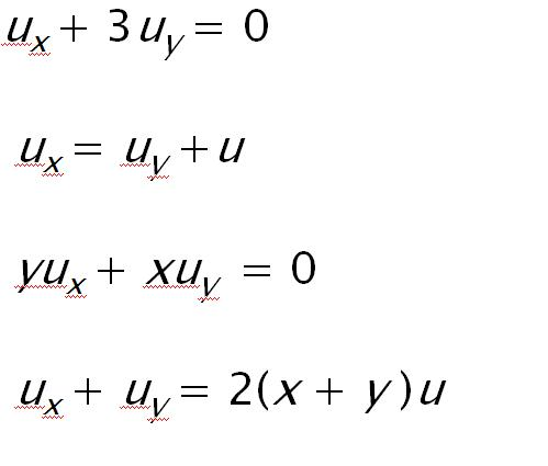 ux + 3y = 0 ux + uy + u yux + xuy = 0 ux + uy = | Chegg.com