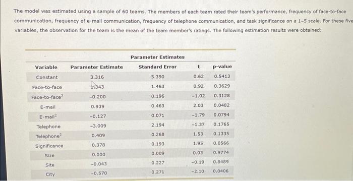 Consider the model: The inodel for a second-order | Chegg.com
