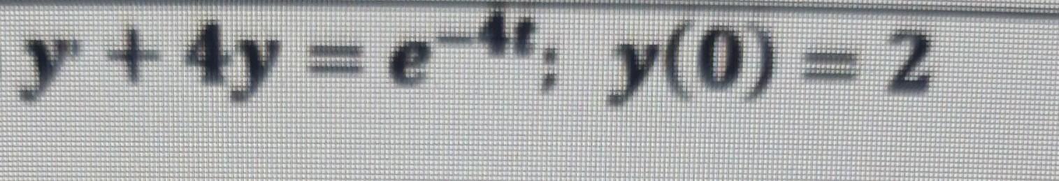 Solved Analytically solve the following differential | Chegg.com