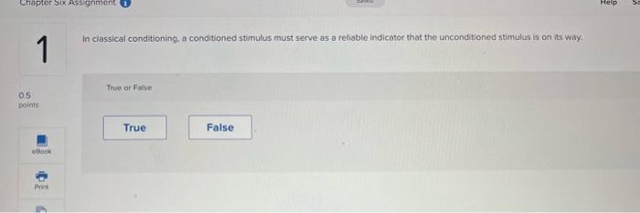Solved In classical conditioning, a conditioned stimulus | Chegg.com
