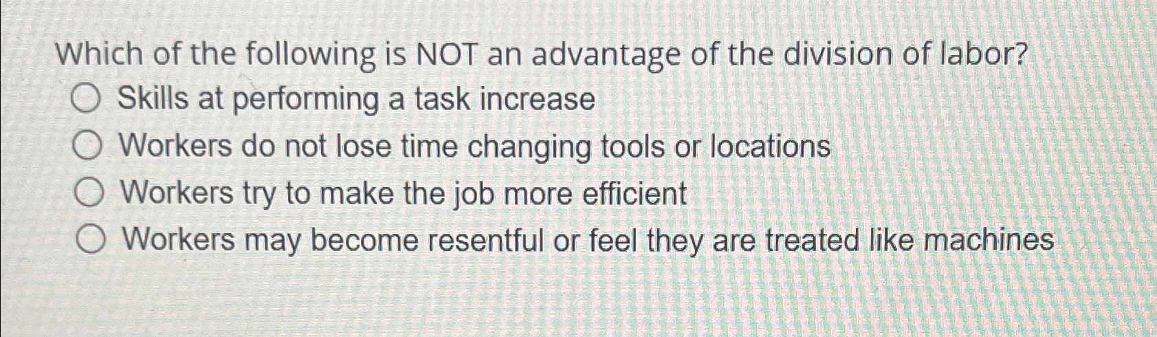 Solved Which of the following is NOT an advantage of the | Chegg.com