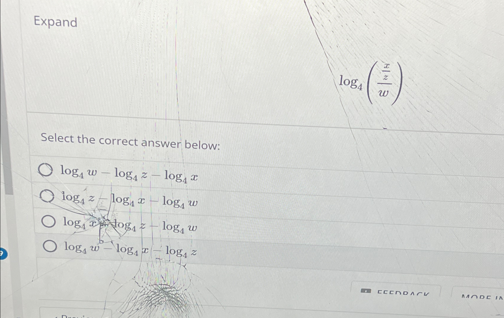 Solved ExpandSelect the correct answer | Chegg.com