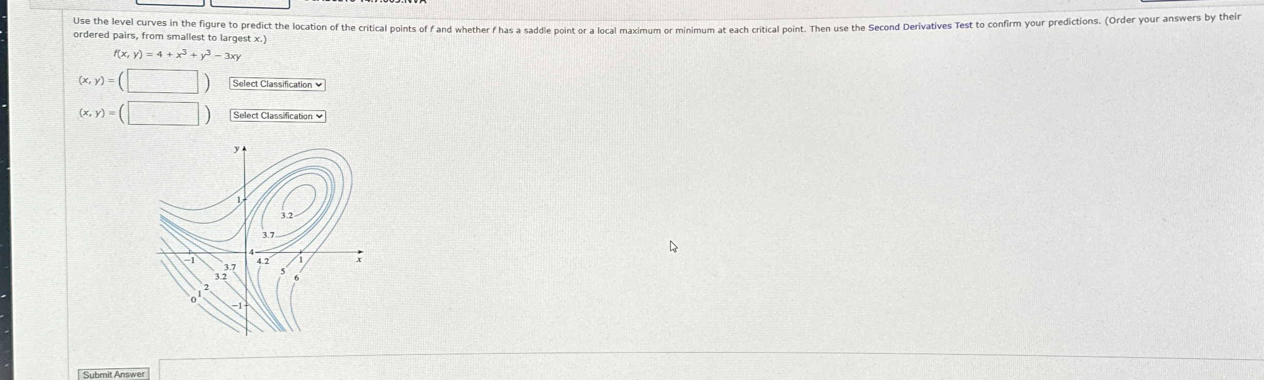 Solved ordered pairs, from smallest to largest x.)Select | Chegg.com