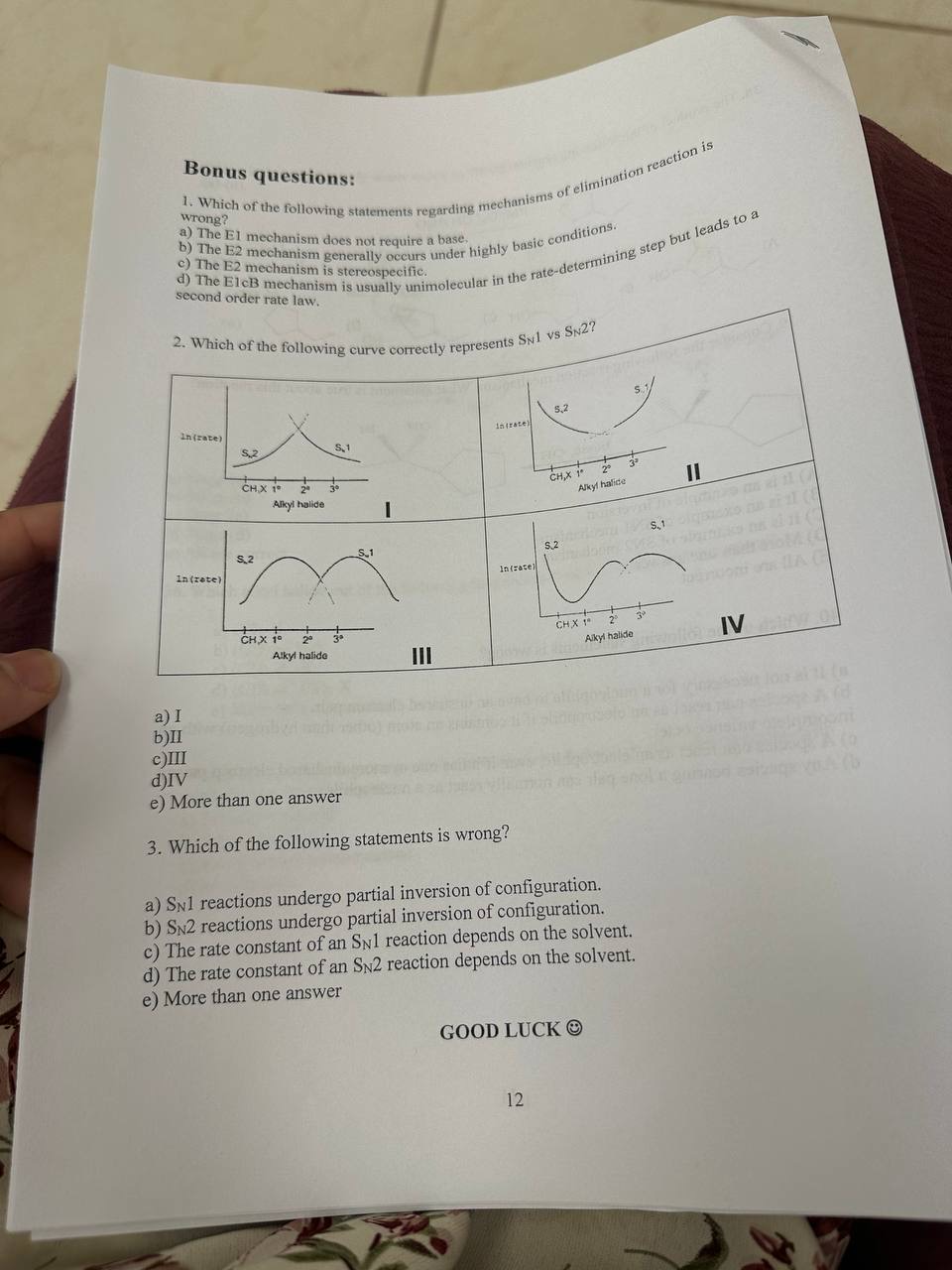 Solved Bonus questions:Which of the following statements | Chegg.com