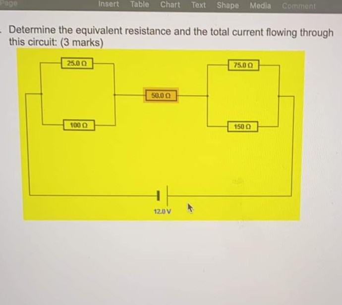 Solved Insert Table Chart Text Shape Media Comment - | Chegg.com