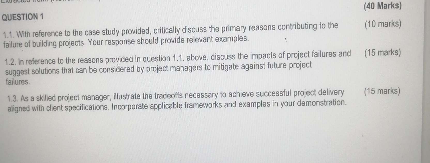Solved QUESTION 1(40 ﻿Marks)1.1. ﻿With reference to the case | Chegg.com
