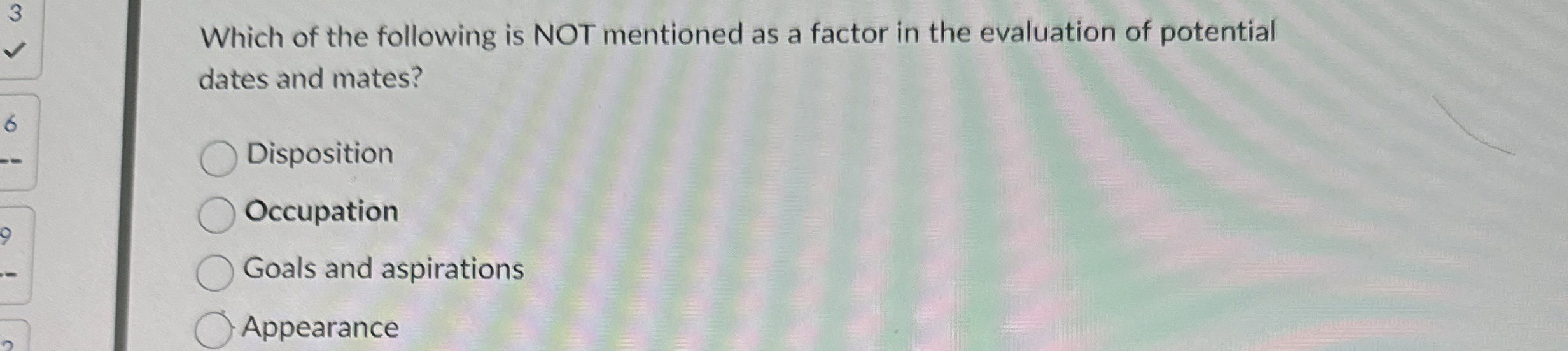 Solved Which of the following is NOT mentioned as a factor | Chegg.com