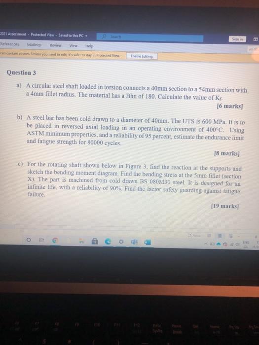 Solved 2021 Assessment Protected ViewSaved to this PC- Sign | Chegg.com