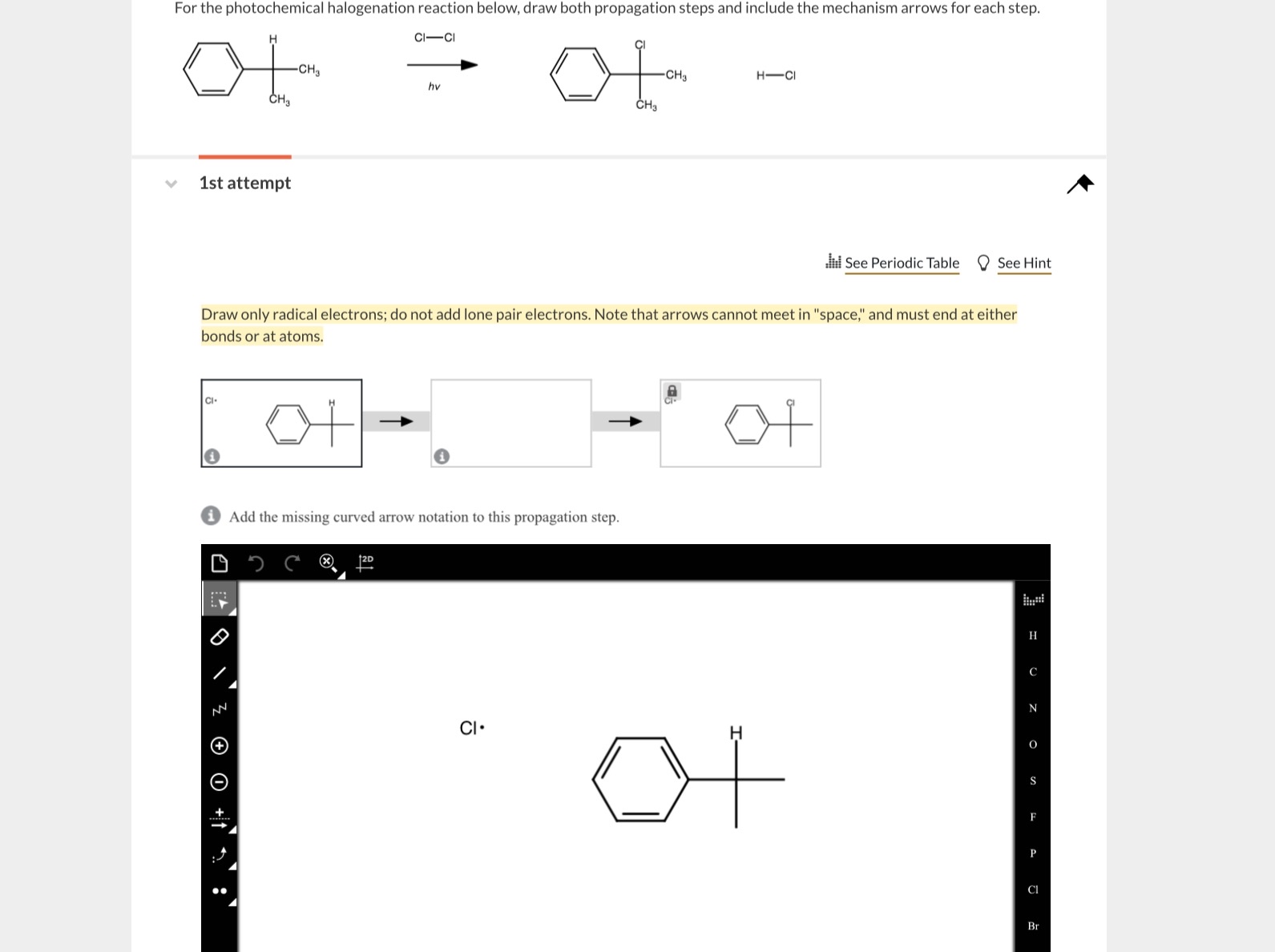 Solved For the photochemical halogenation reaction below, | Chegg.com