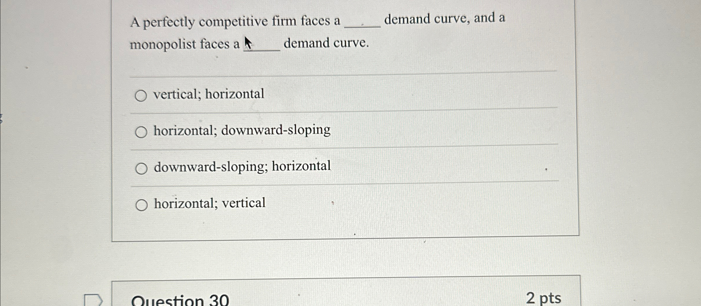 Solved A perfectly competitive firm faces a demand curve, | Chegg.com
