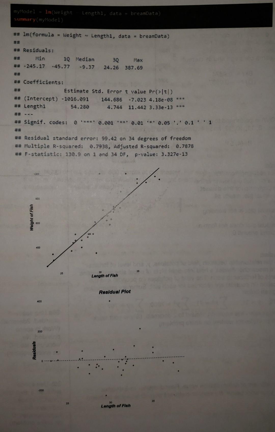 Solved 27. (9pts) Modeling Fish of Lake Laengelmaevesi. An | Chegg.com