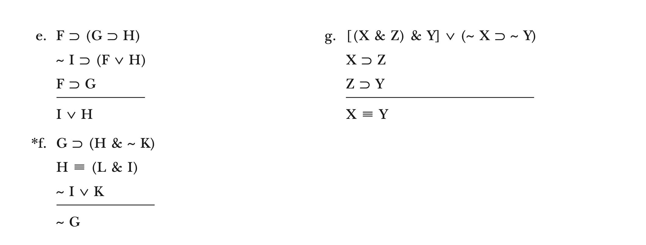 2. ﻿Show that each of the following is valid in SD+ | Chegg.com