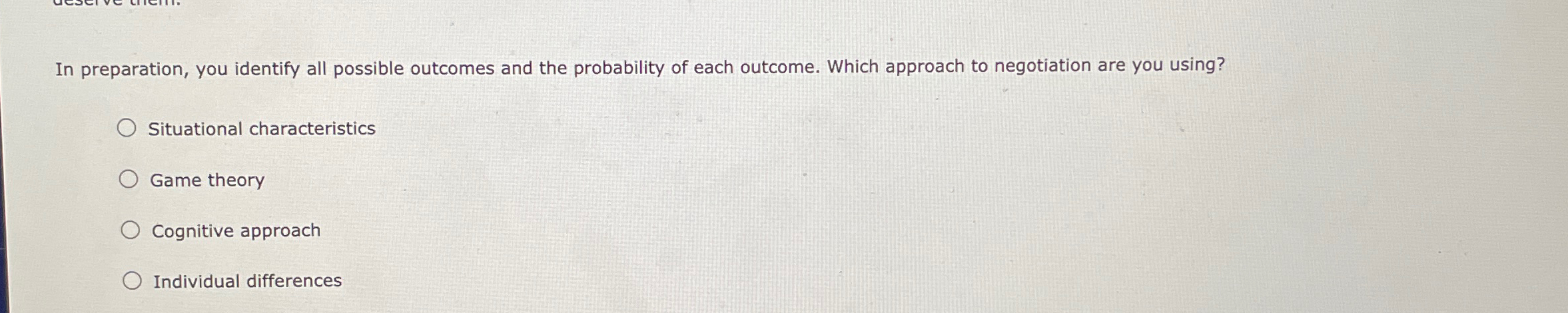 Solved In preparation, you identify all possible outcomes | Chegg.com