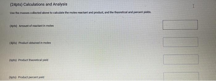 Solved Data and Report Submission - Hydroboration (2pts) | Chegg.com