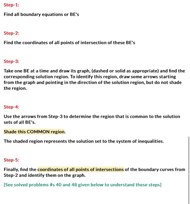 Solved Use the five-step method given in the lecture notes | Chegg.com