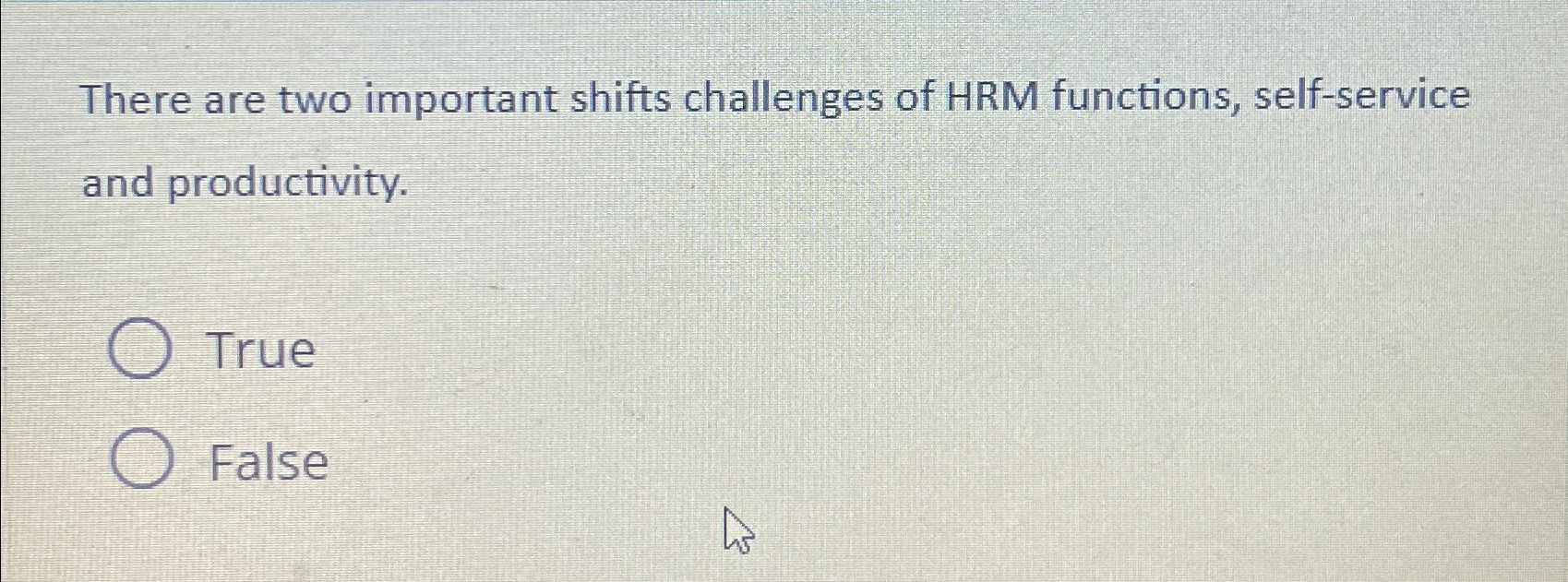 Solved There are two important shifts challenges of HRM | Chegg.com