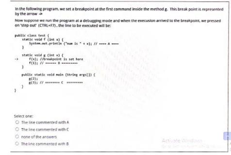 Solved in the following program, we set a breakpoint at the | Chegg.com